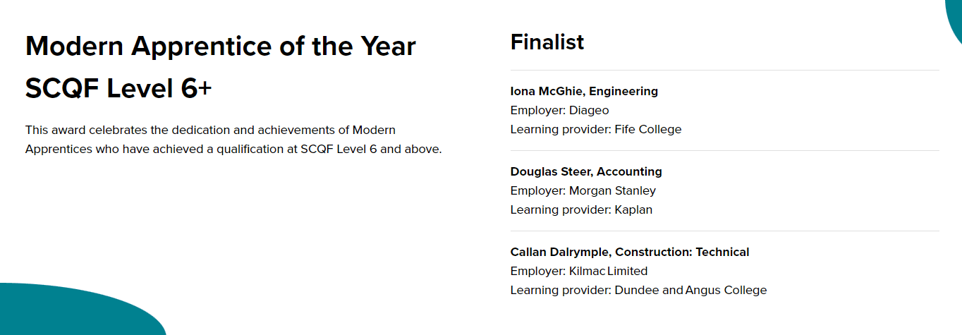 Callan Reaches the Finals for Modern Apprentice of the Year